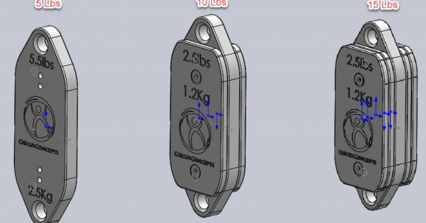 Weight | In-line | Adjustable | 15lbs | Kit